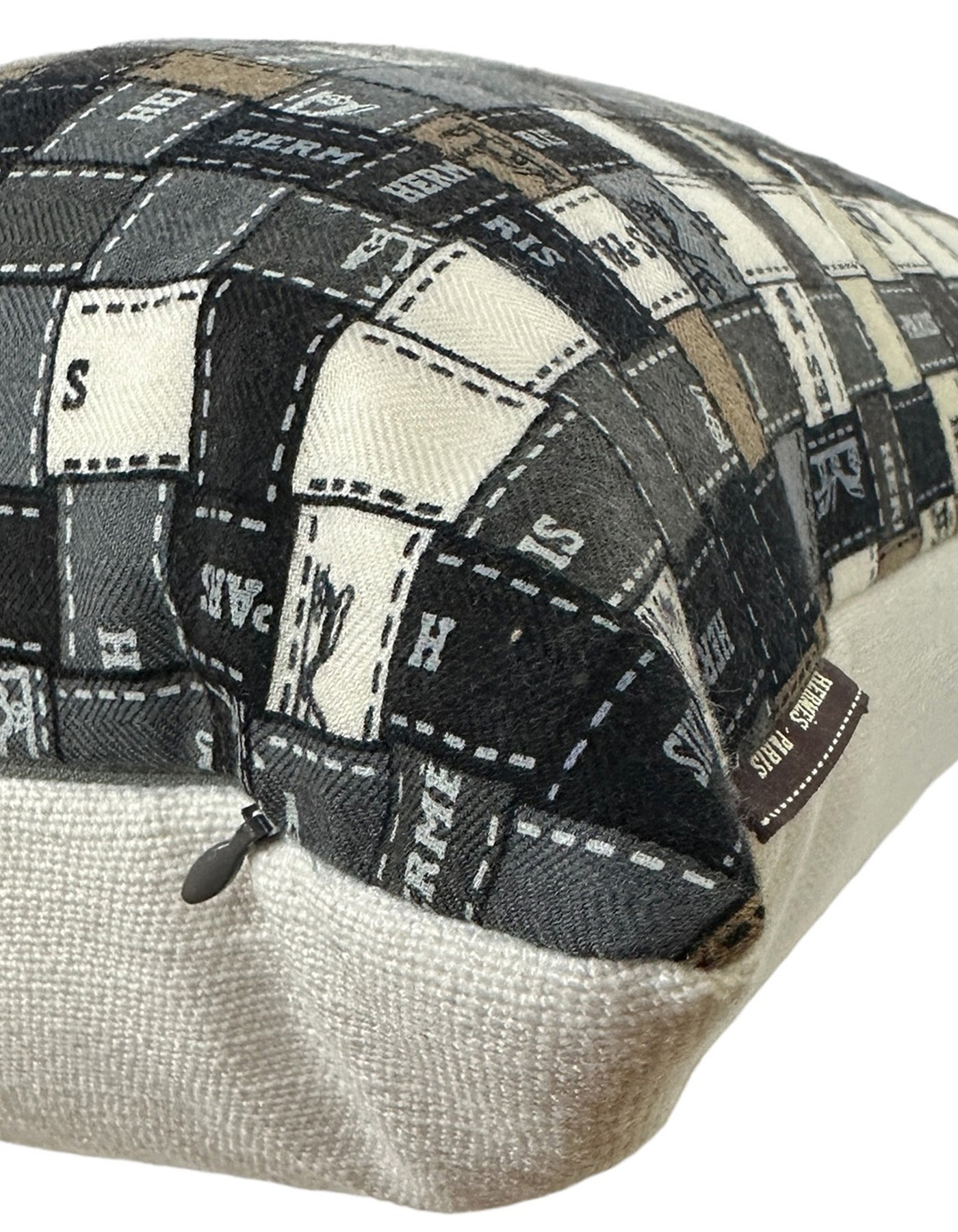 Hermes Bolduc au Carre Scarf Lumbar Pillow – ASC Resale