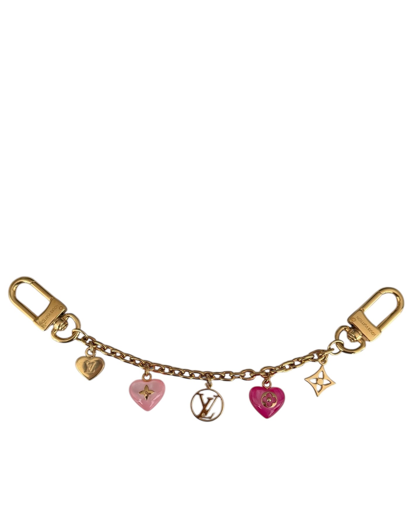 Louis Vuitton Bijou Sac Chaine Logo Heart Bag Charm – ASC Resale