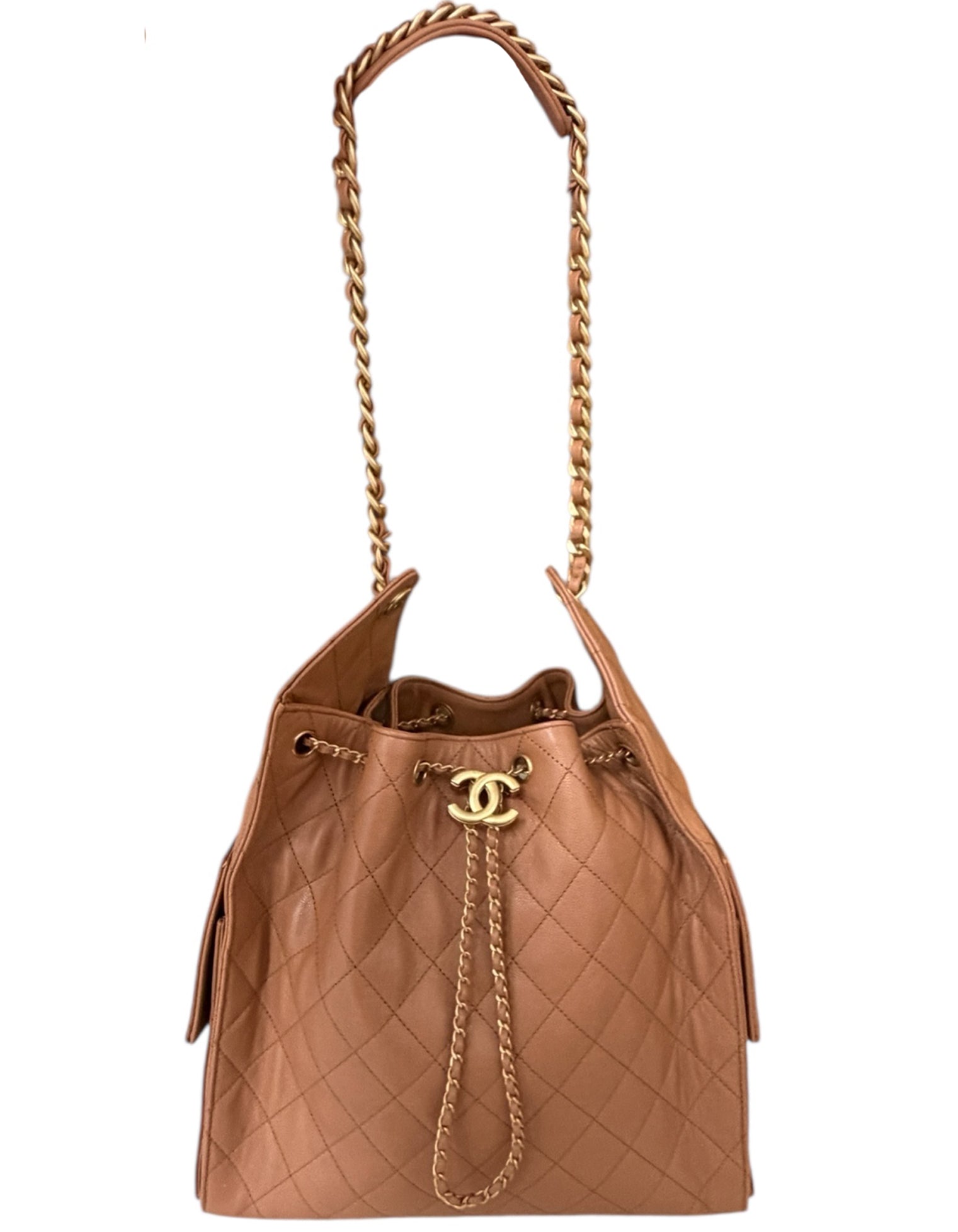 Chanel Tan Brown Caviar Leather Medium 25 Hobo Bag – ASC Resale